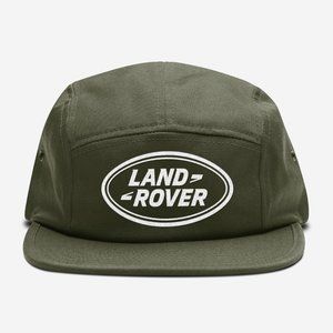 Accessories | New Land Rover Logo 5 Panel Camper Strapback Hat Dark ...
